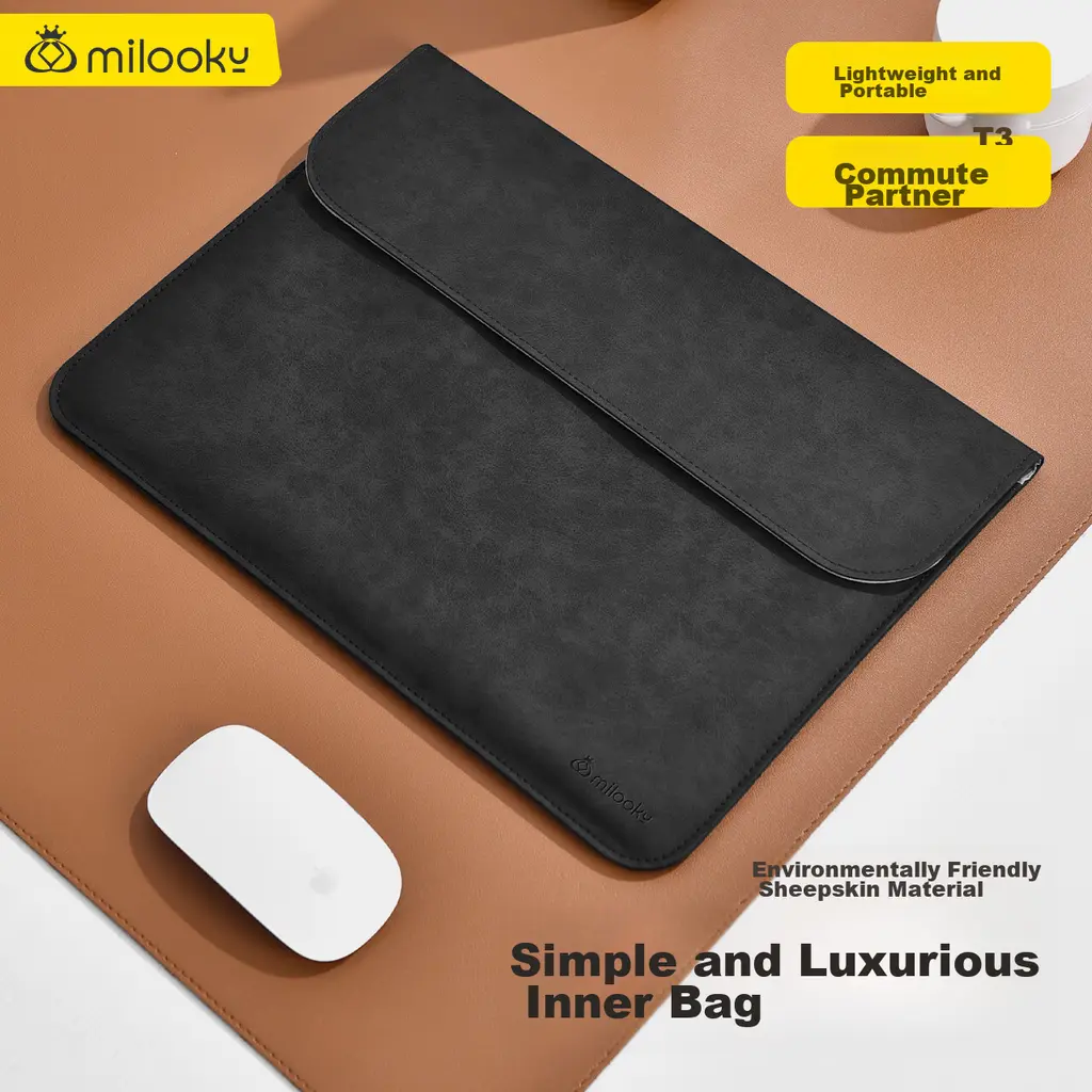 Milooky Torba za laptop, Crna
