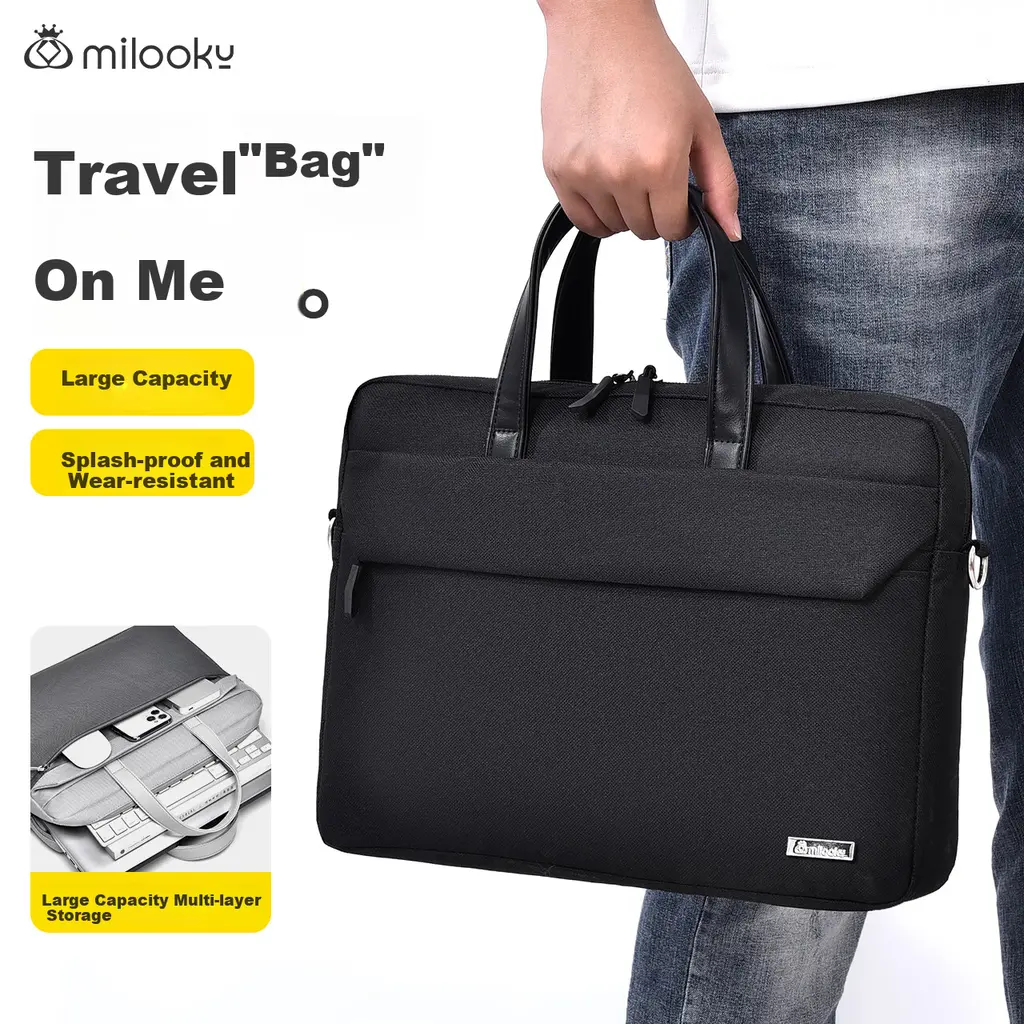 Milooky Torba za laptop, Crna