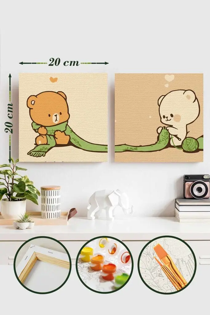 Evila Originals Set za slikanje sa zategnutim platnom