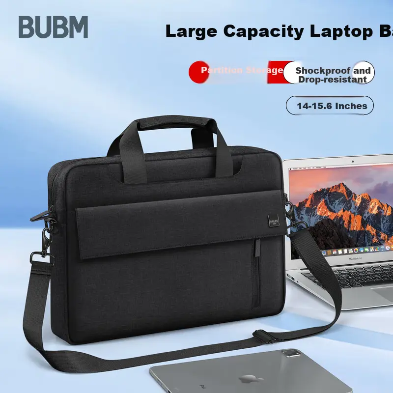 Bubm Torba za laptop, Crna