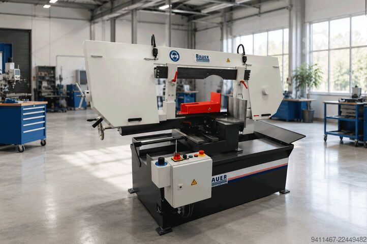 Dvostruka tračna testera za koso sečenje
Sägemaschinenfabrik Bauer GmbH S 320 DG