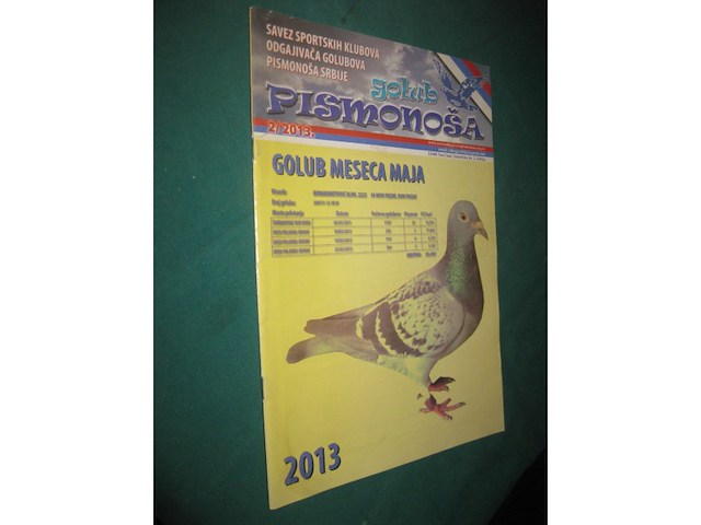 Golub pismonoša 2013. broj 2