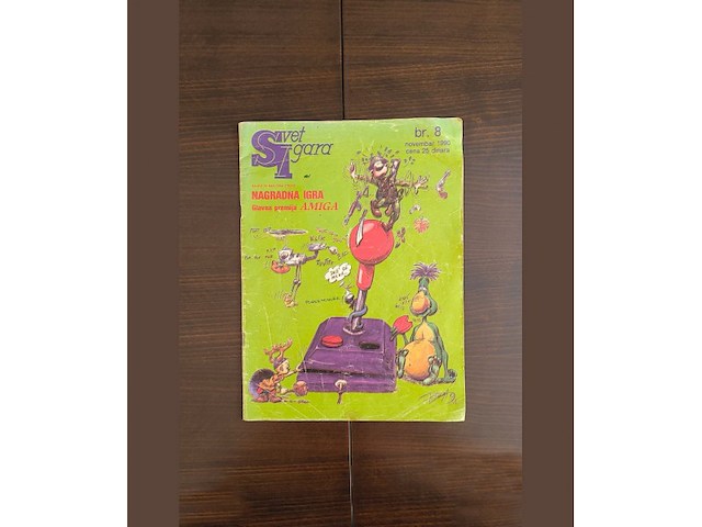 Svet Igara br. 8 (1990) – Commodore 64, Amiga, Atari ST
