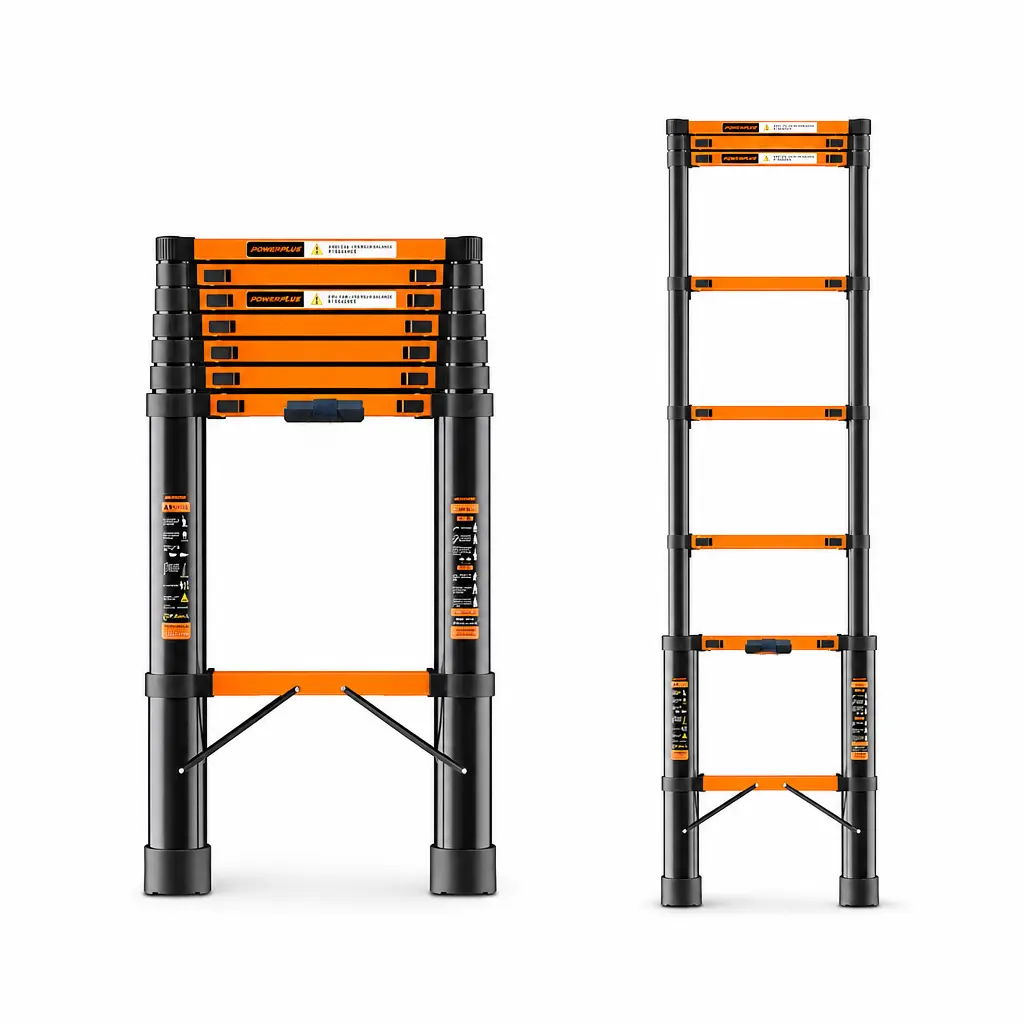 Teleskopske Aluminijumske Merdevine 3.1m