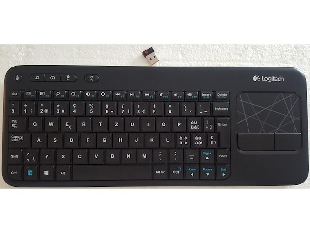 Logitech K400r Bežična Tastatura sa Tačpedom
