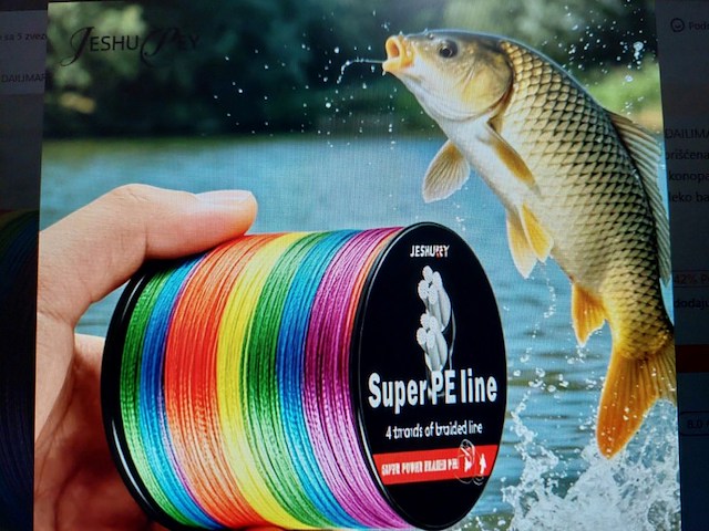 Upredena struna 500m  0,50mm multicolor