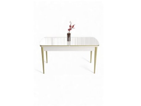 HANAH HOME Trpezarijski sto Nira White Gold OUTLET