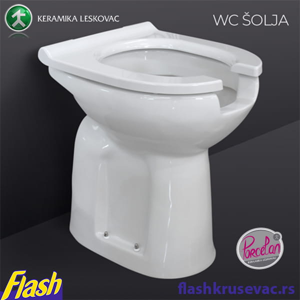 WC šolja sa integrisanim otvorom za osobe sa invaliditetom – Keramika Leskovac