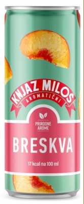 VODA GAZIRANA KNJAZ MILOŠ BRESKVA 0.33L
