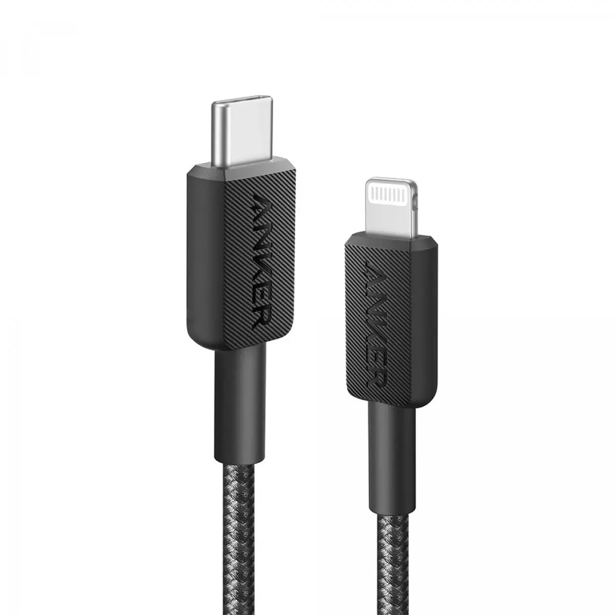 Anker Kabl, Tip-C na Lightning, 0.9m, Crni