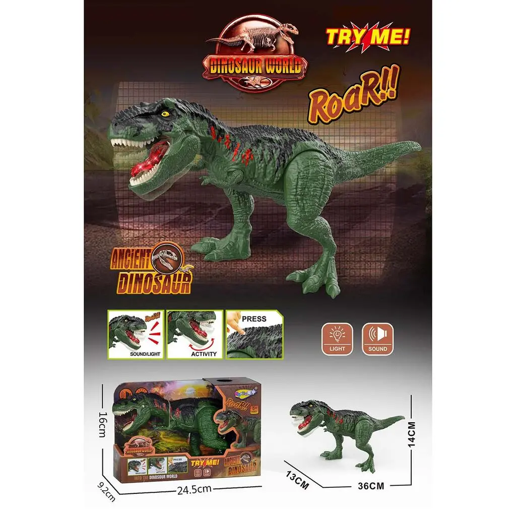 Igračka Dinosaurus 36x13x14cm, Na baterije