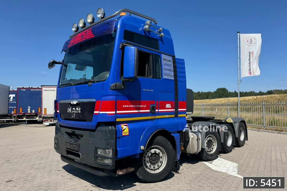 MAN TGX 41.540 XXL, Euro 5, XXL / 160T / Manual / 8x4 / Big axles / tegljač
