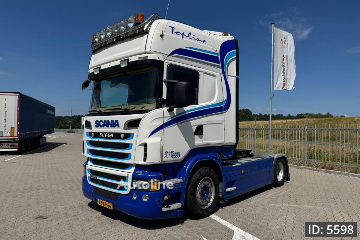 Scania R420 Topline, Euro 5, / Manual / 2 Tanks / NL Truck tegljač