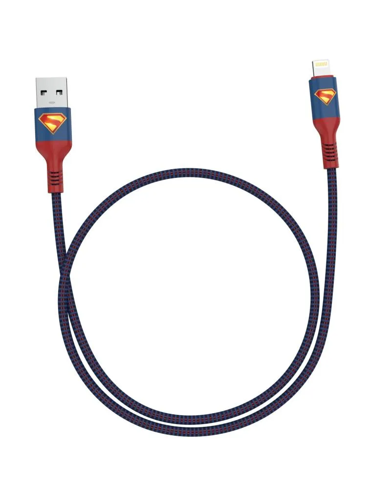 Kabl Moye USB-A na Lighting - Superman