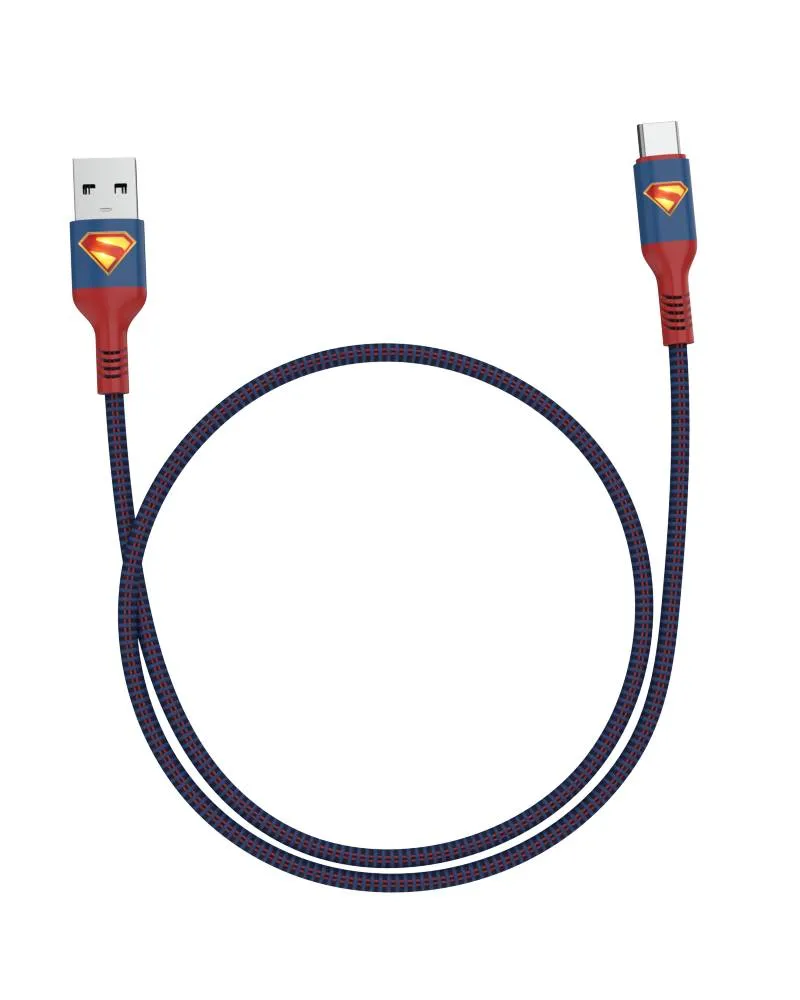 Kabl Moye USB-A na USB-C - Superman