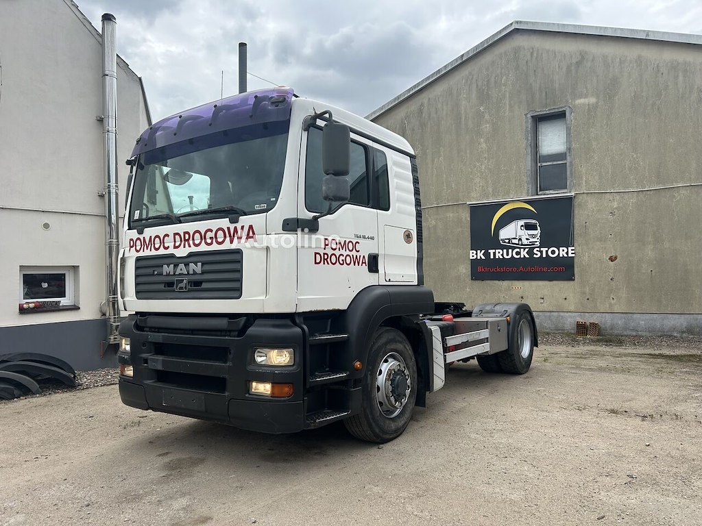 MAN Tga 440 , manual , 4x4 , hydrolik for tipper tegljač