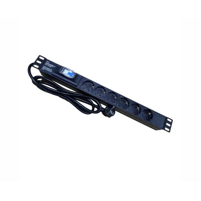 Produžni kabl PDU/6-Way (1P 16A), 2m, sa osiguračem