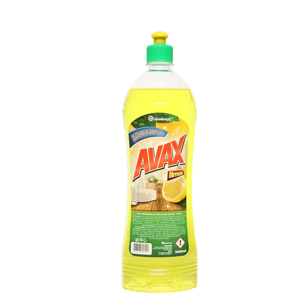 Avax deterdžent za pranje sudova 1l Tehnohemija