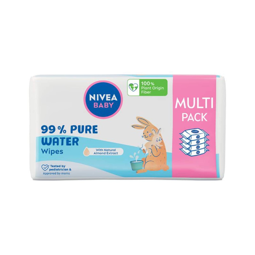 Nivea Baby 99% Pure Water vlažne maramice 4x57