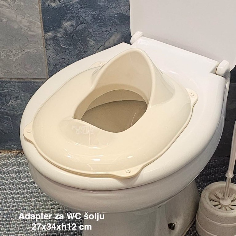 Adapter za WC šolju 27x34xH12 cm PRSKANO BEŽ