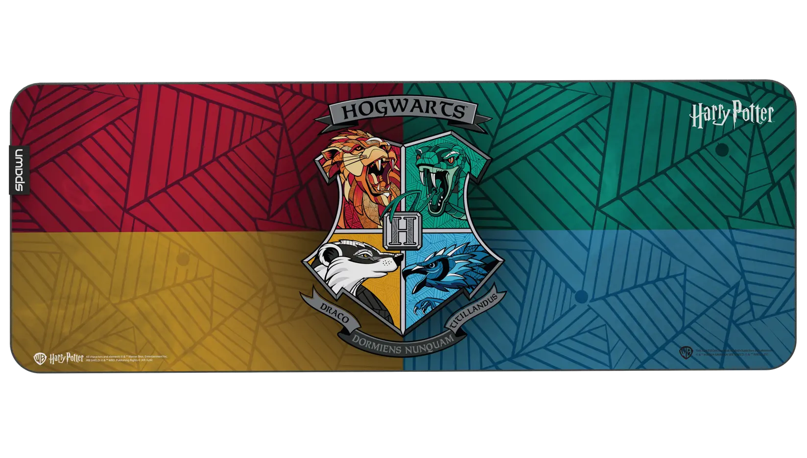 Spawn Gaming podloga za miša Harry Potter Hogwards XL, Šarena