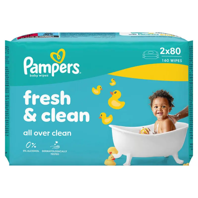 Pampers Važne maramice Fresh, 2x80 komada