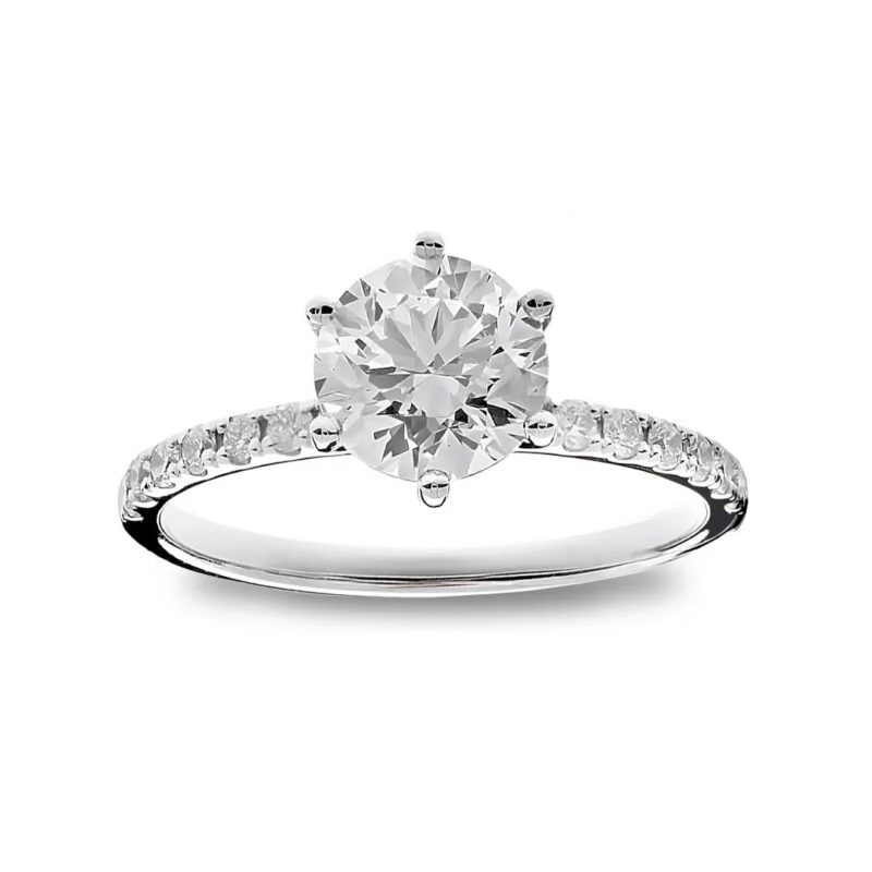 Prsten K392 – Moissanite