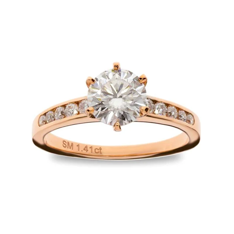 Prsten K333 – Moissanite