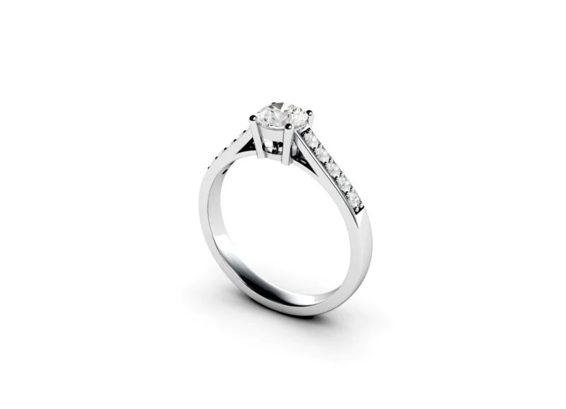 Prsten AS 0201 – Moissanite