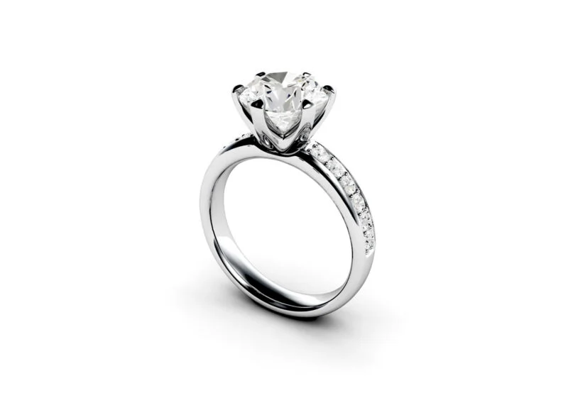 Prsten AS 1211 – Moissanite