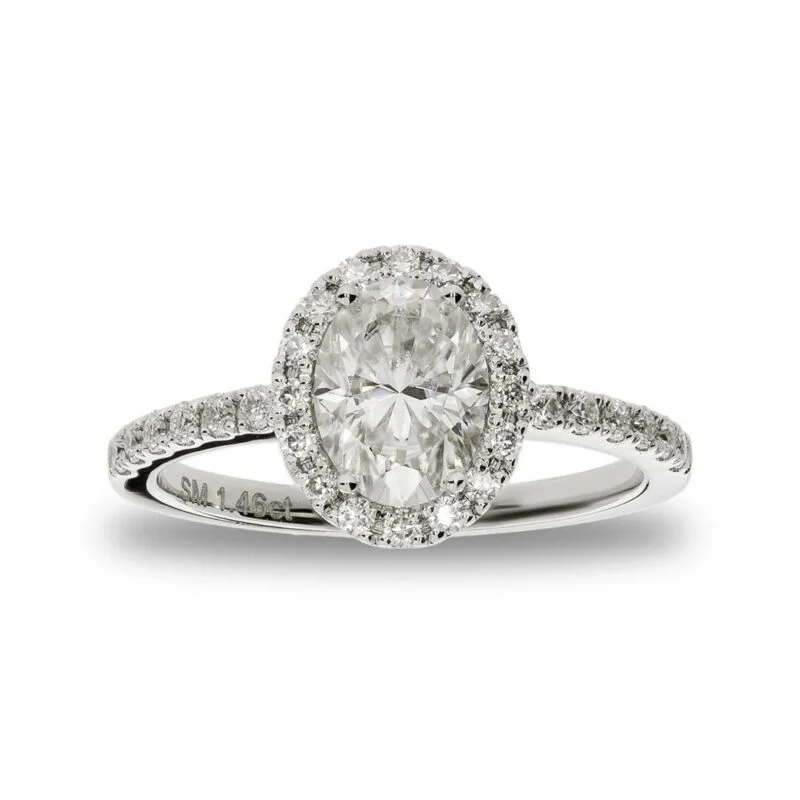 Prsten K3681-75 – Moissanite