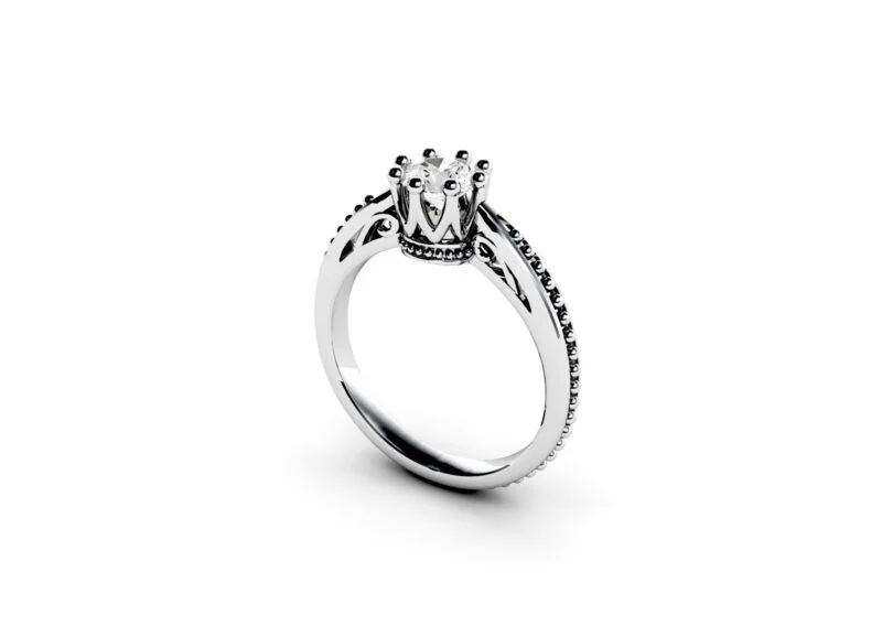 Prsten AS0320 – Beli Safir