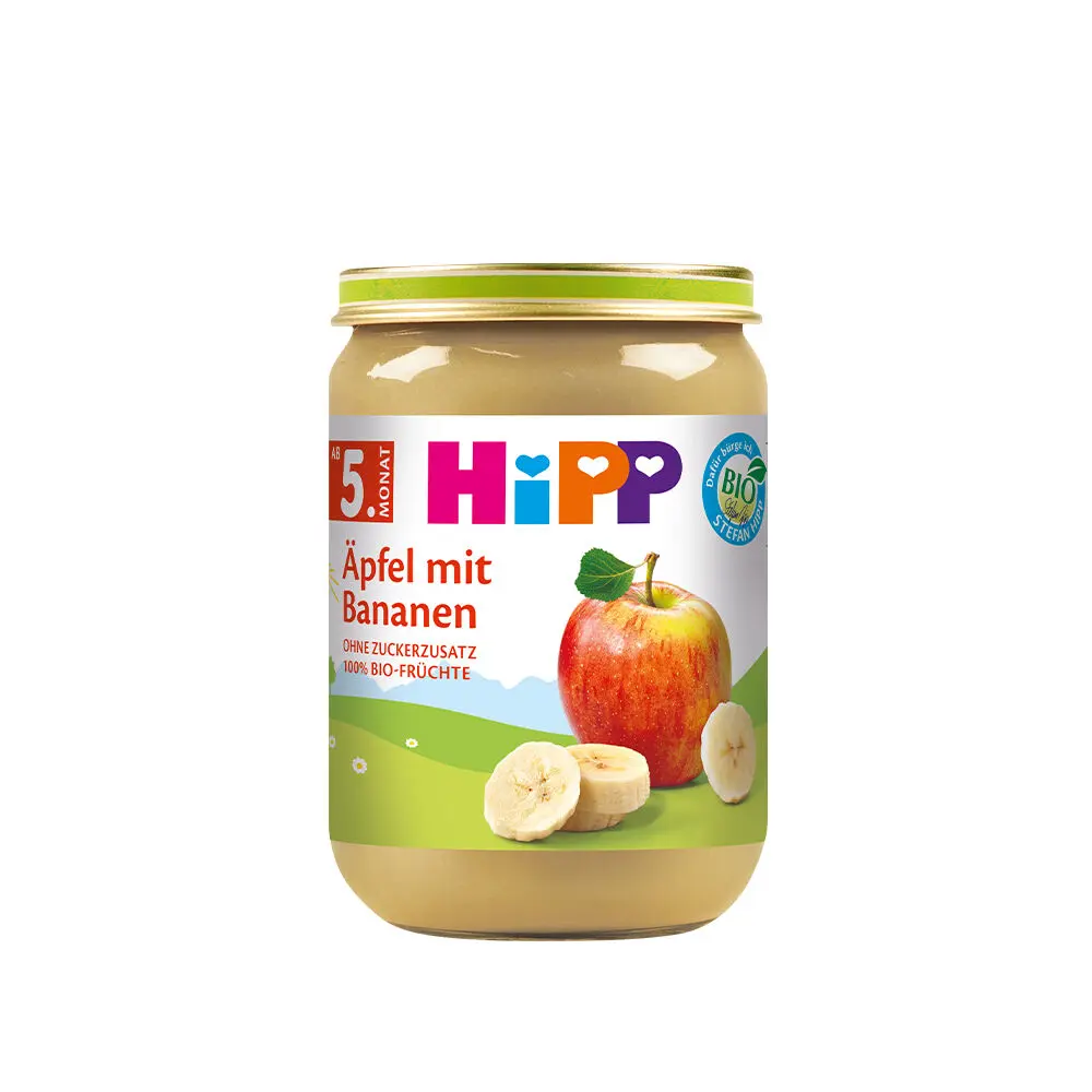 Hipp Kašica za bebe, Ukus jabuka i banana, 190g