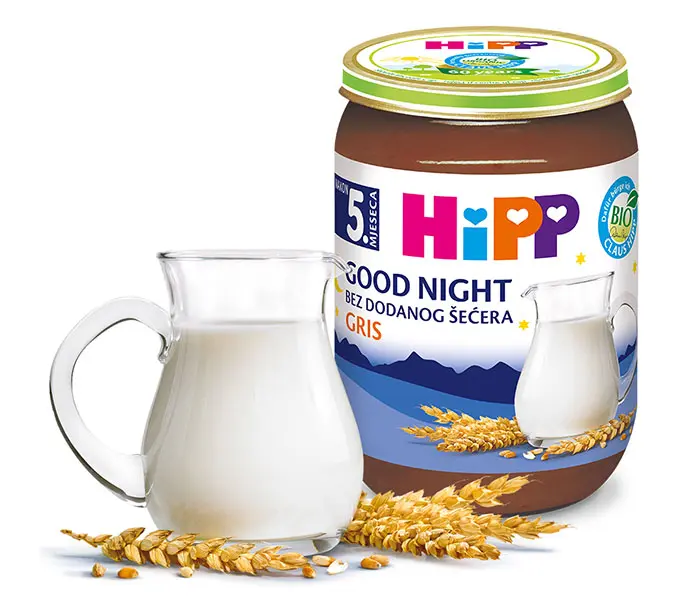 HIPP 5515 preko noći griz organska kaša 190 gr