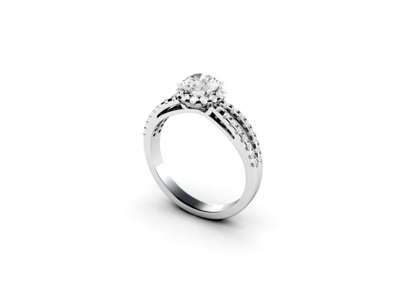 Prsten AS 0303 – Moissanite