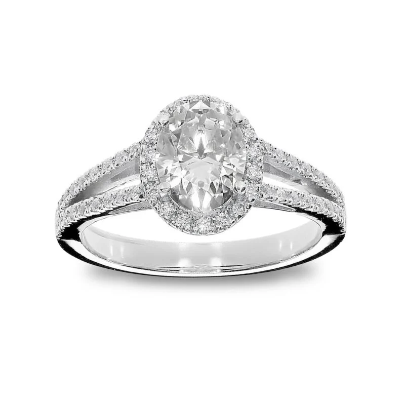 Prsten K434 – Moissanite