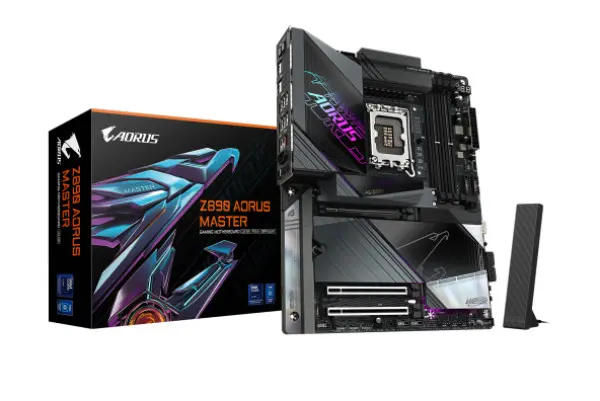 LGA 1851, Intel Z890, Supports Intel Core Ultra processors (Series 2), 4 x DDR5 D5 Bionic Corsa for Infinite Memory Performance ( Z890 AORU