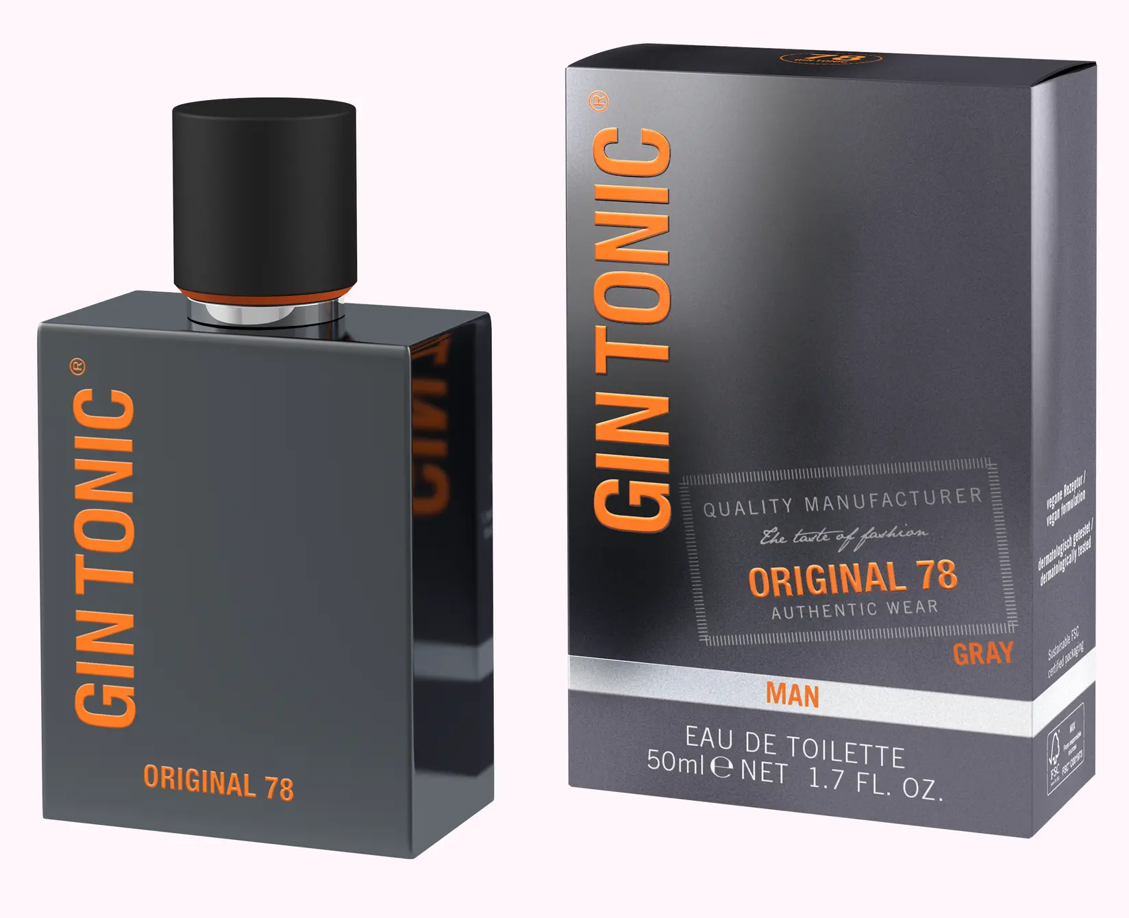 Gin Muška toaletna voda Tonic Grey Original 78, EDT, 50 ml