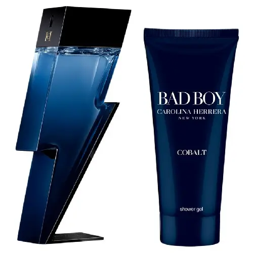 Carolina Herrera Muški parfemski set Bad Boy Cobalt, EDP, 100 ml + Kupka, 100 ml