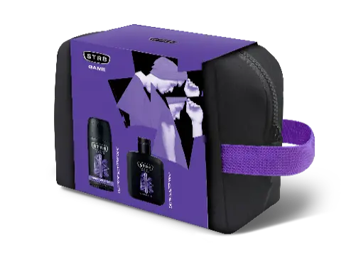 Str8 Muški toaletni set Game, EDT, 100 ml + Dezodorans, 150 ml + Neseser