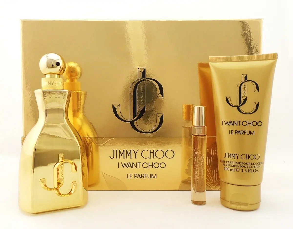 Jimmy Choo Ženski parfemski set I Want Choo, EDP, 100 ml + Mini, 7,5 ml + Bodi losion, 100 ml