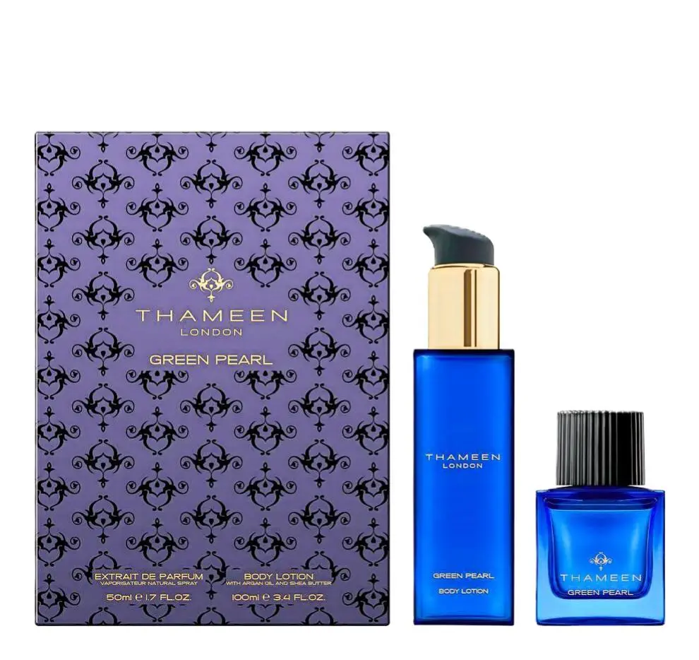 Thameen London Unisex parfemski set Green Pearl, EDP, 50 ml + Losion za telo, 100 ml