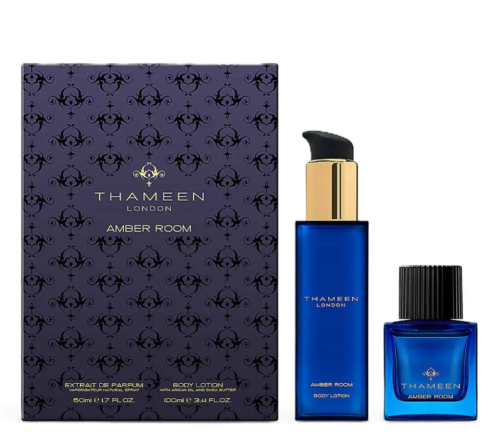 Thameen London Unisex parfemski set Amber Room, EDP, 50 ml + Losion za telo, 100 ml