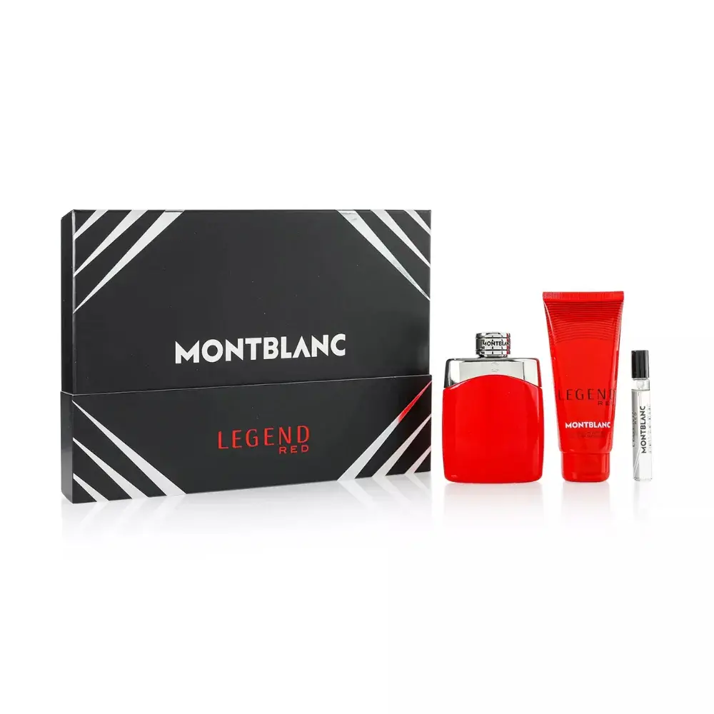Montblanc Muški parfemski set Legend Red, EDP, 100 ml + Mini, 7,5 ml + Gel za tuširanje, 100 ml
