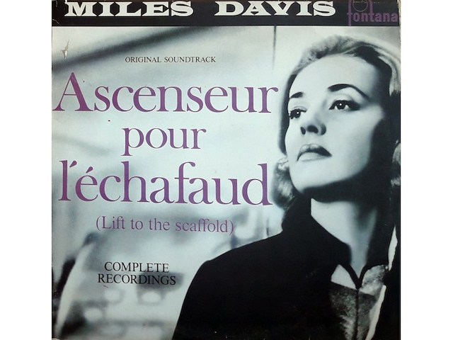 LP*: MILES DAVIS - ASCENSEUR POUR L`ECHAFAUD (1989) VG+
