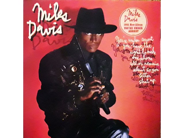 LP*: MILES DAVIS - YOU`RE UNDER ARREST (EU, 1985) MINT