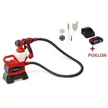 Einhell akumulatorski pištolj za farbanje TE-SY 18/90 Li 4260040 + Poklon Einhell starter kit Power X-Change 18V 2.5Ah