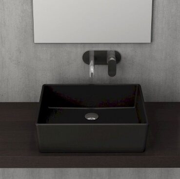 LAVABO MILANO 50X40 CRNI NADGRADNI 1215-004-0125