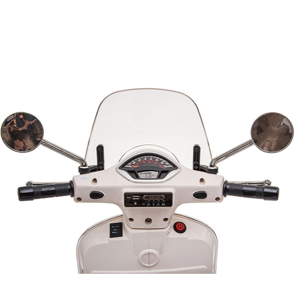 Motor na akumulator za decu 6V Vespa white BBO HZ-801-SWHITE