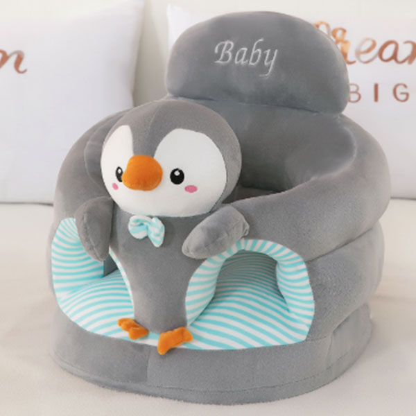 Foteljica za decu Baby Penguin Grey A12